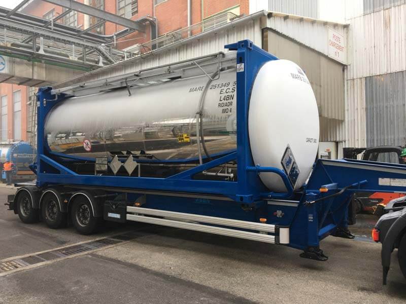 Transports Marmeth – Conteneur citerne revêtue